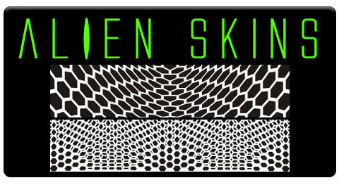 AEROSPACE Airbrush Stencils- Alien Skins Series — Midwest Airbrush ...