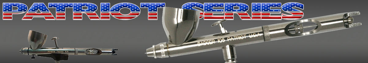 Badger 105 PATRIOT Airbrush Series — Midwest Airbrush Supply Co