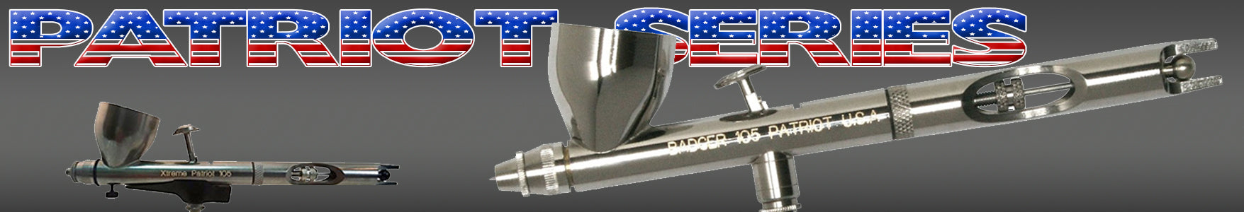 Badger 105 PATRIOT Airbrush Series — Midwest Airbrush Supply Co