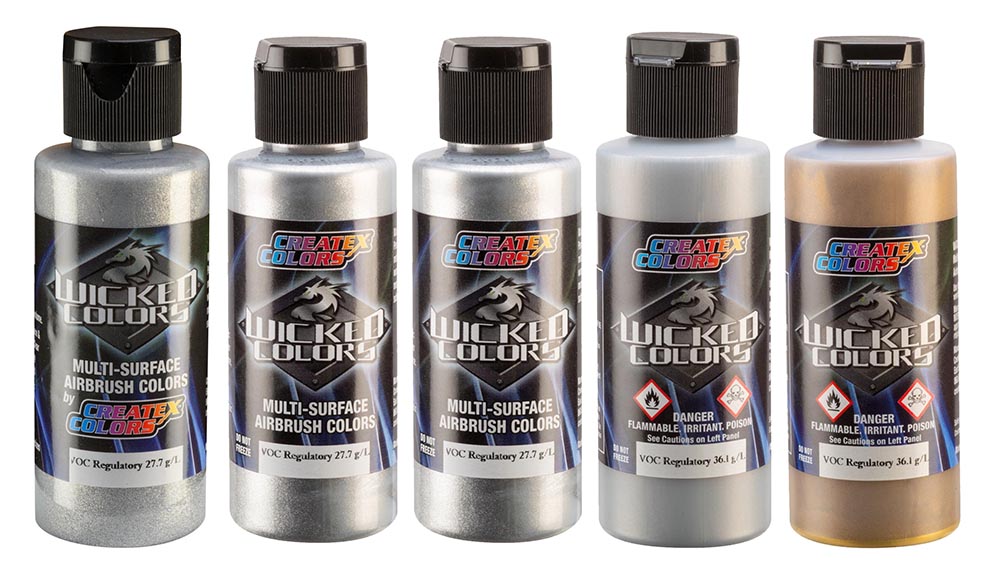 Wicked Aluminum Base, Chrome and Plating Colors — Midwest Airbrush ...