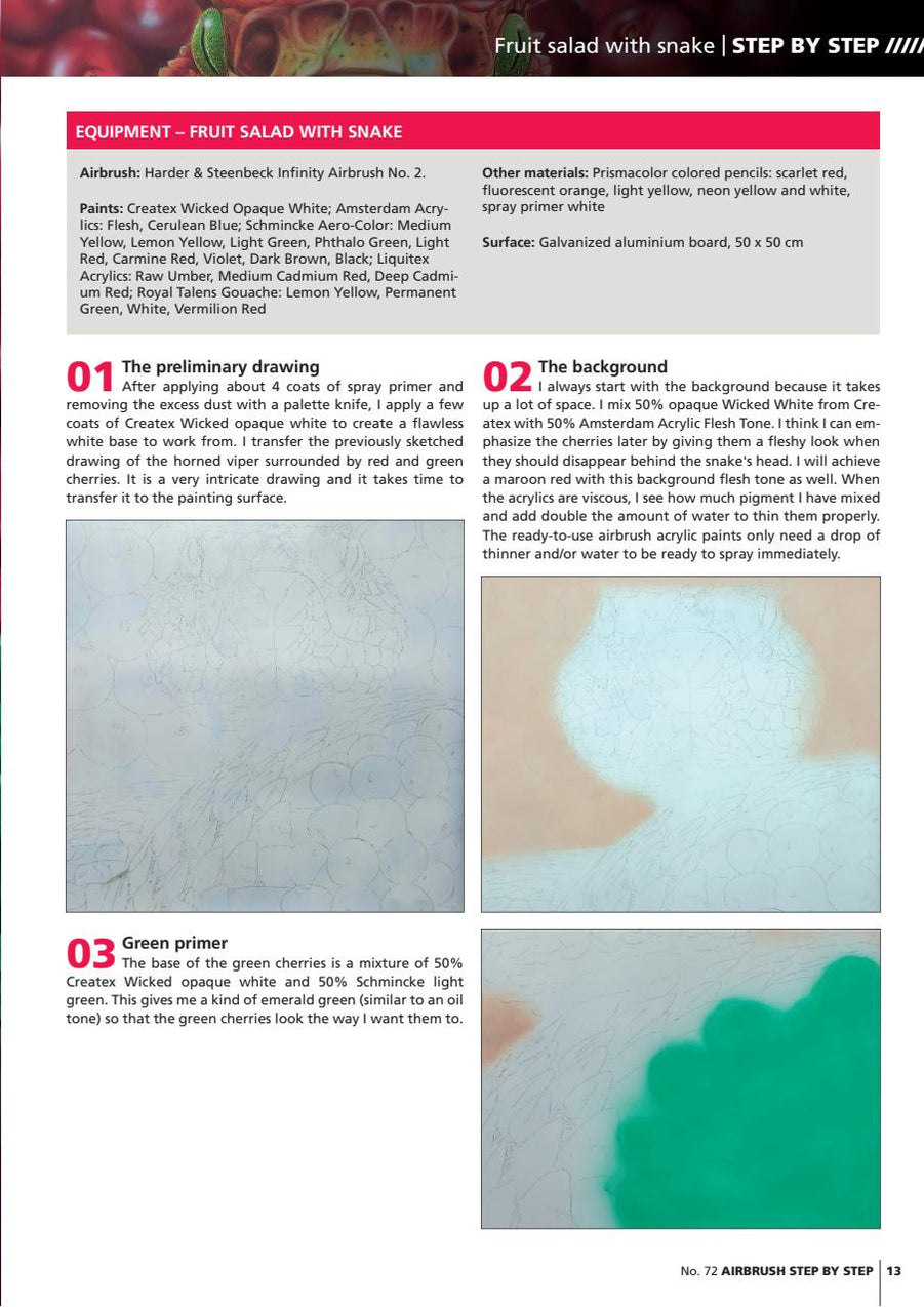 AIRBRUSH STEP BY STEP MAGAZINE ISSUE #72 — Midwest Airbrush Supply Co