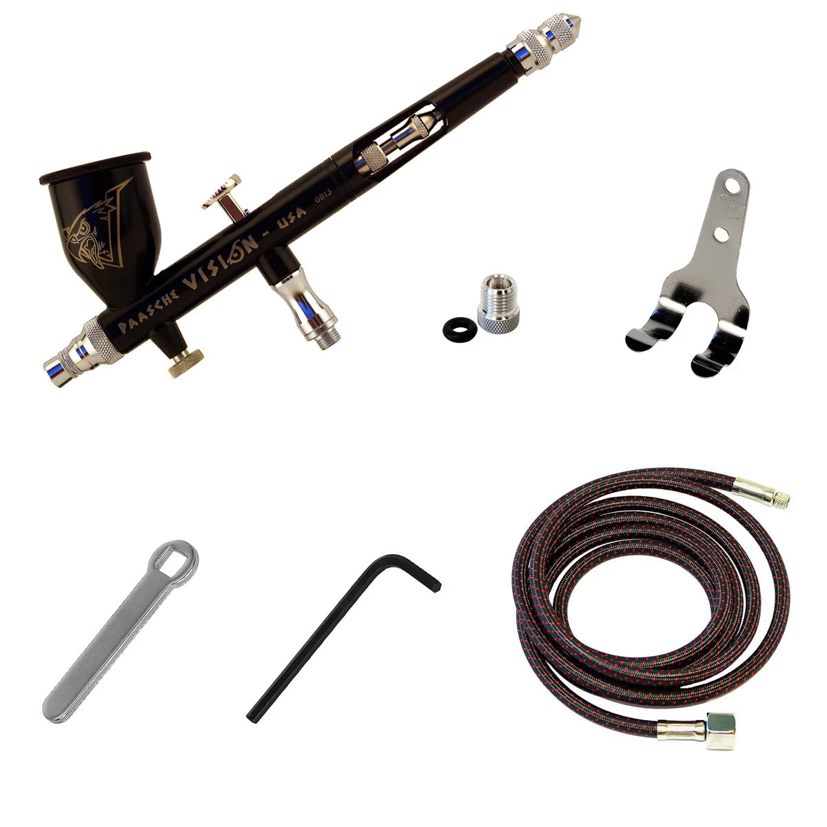 Paasche TGX Vision Set - Fine Detail Airbrush with 0.2 mm Head - TGX-1 ...