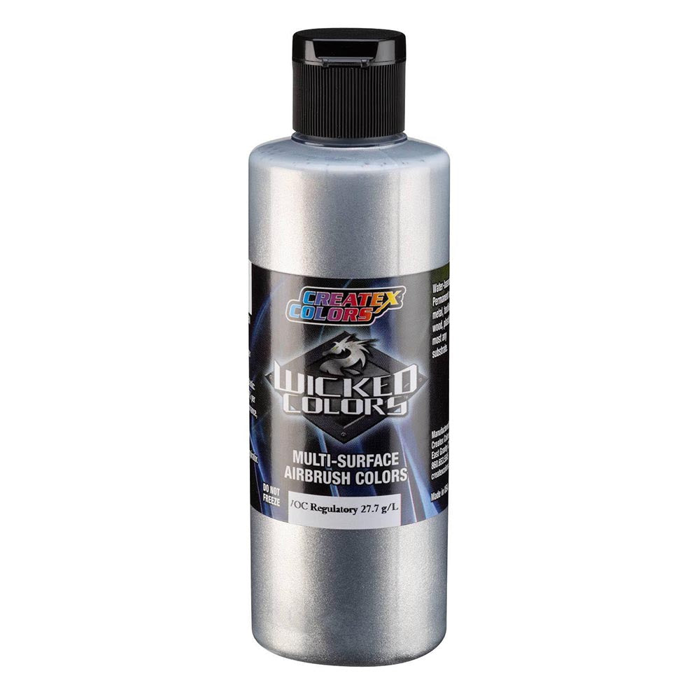 4oz Createx Wicked Color W355 - Wicked Aluminum Fine — Midwest Airbrush ...