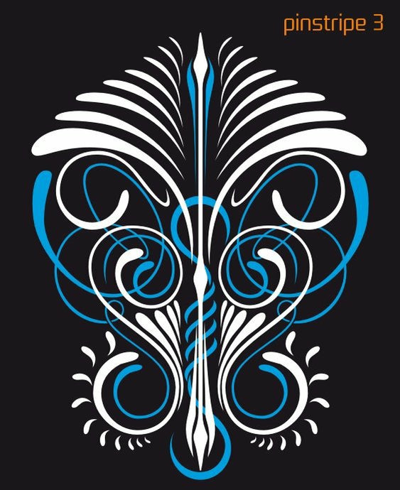 AEROSPACE Airbrush Stencils- Pinstriping Series — Midwest Airbrush ...