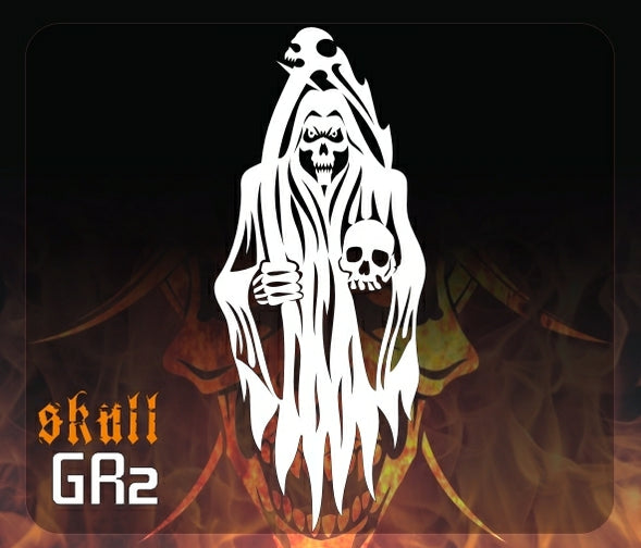 AEROSPACE Airbrush Stencils - Grim Reaper Series — Midwest Airbrush ...