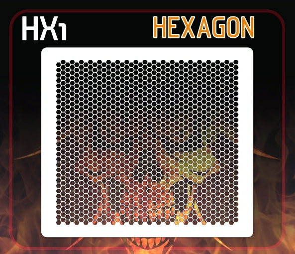 CAS Professional Airbrush Stencil - HX1 - HEXAGON HEXPATH — Midwest ...