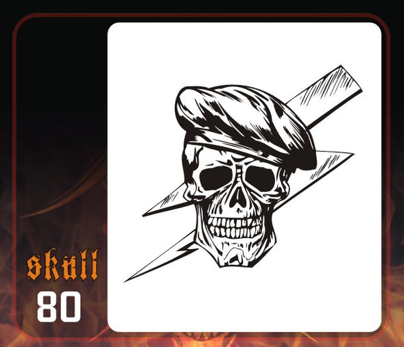 AEROSPACE Airbrush Stencils - Skull Series — Midwest Airbrush Supply Co