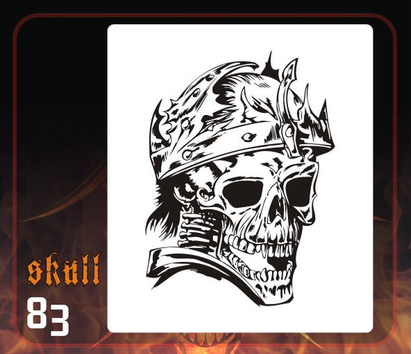 AEROSPACE Airbrush Stencils - Skull Series — Midwest Airbrush Supply Co