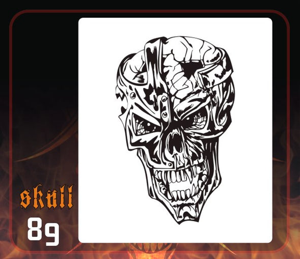 AEROSPACE Airbrush Stencils - Skull Series — Midwest Airbrush Supply Co