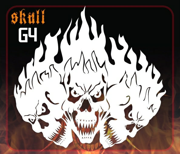 Ghost Rider Airbrush Stencil | Johnny Blaze Airbrush Stencil — Midwest ...