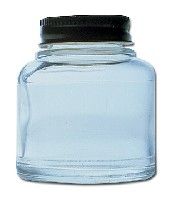 Badger Empty 2oz Glass Jar with Cove — Midwest Airbrush Supply Co