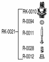 Badger RK-0021 Complete Assembled Valve | Badger Krome airbush ...