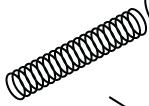 I1354 Iwata Needle Spring for E1 and E2 — Midwest Airbrush Supply Co