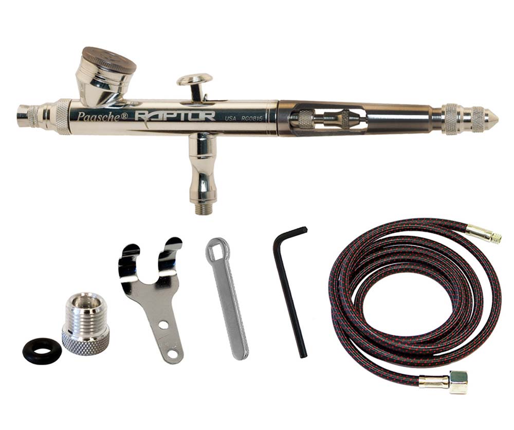 Paasche Raptor Gravity-Feed Airbrush RG-1S — Midwest Airbrush Supply Co
